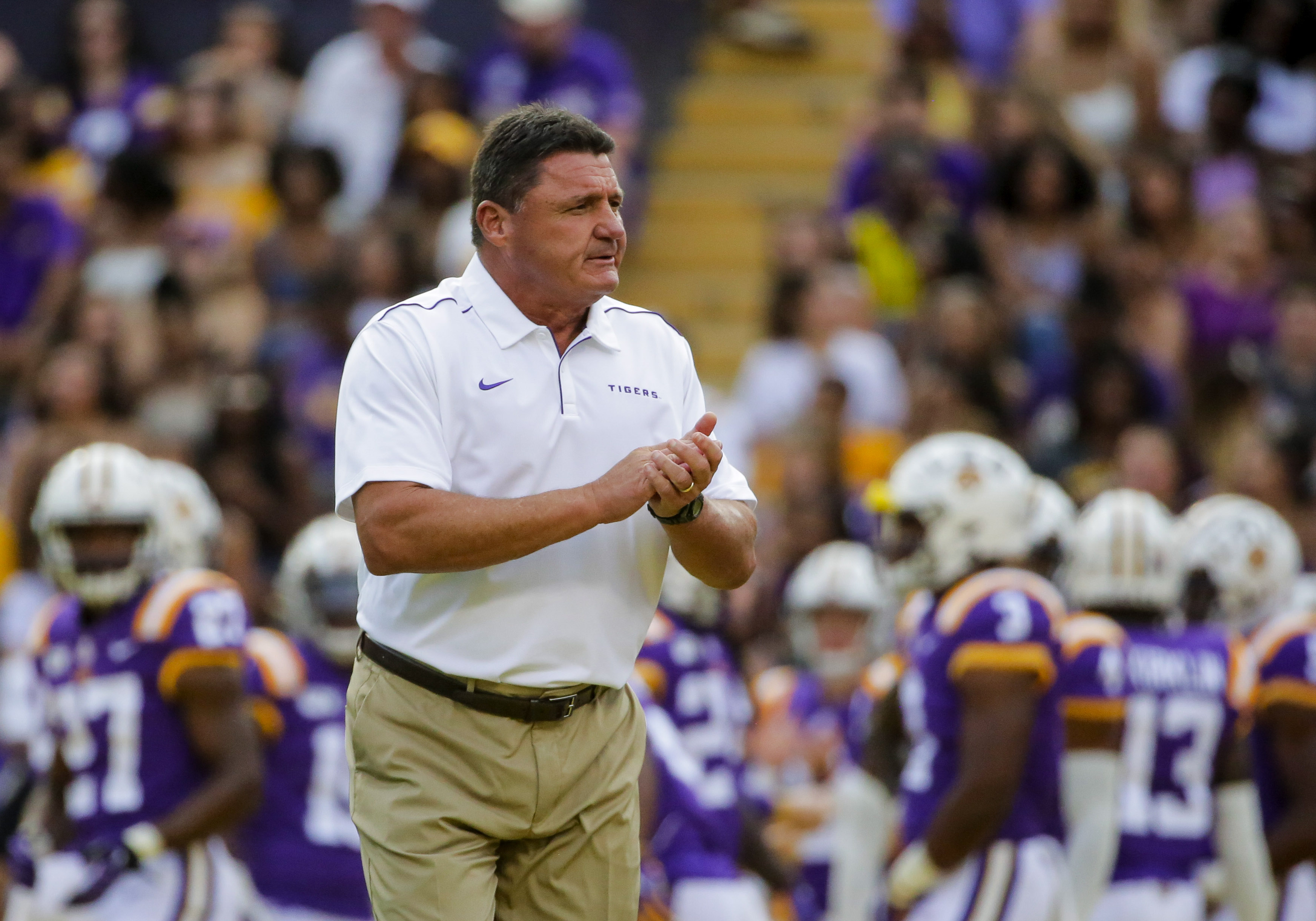 LSU expects to hear news on suspended lineman Ed Ingram's status 'in ...