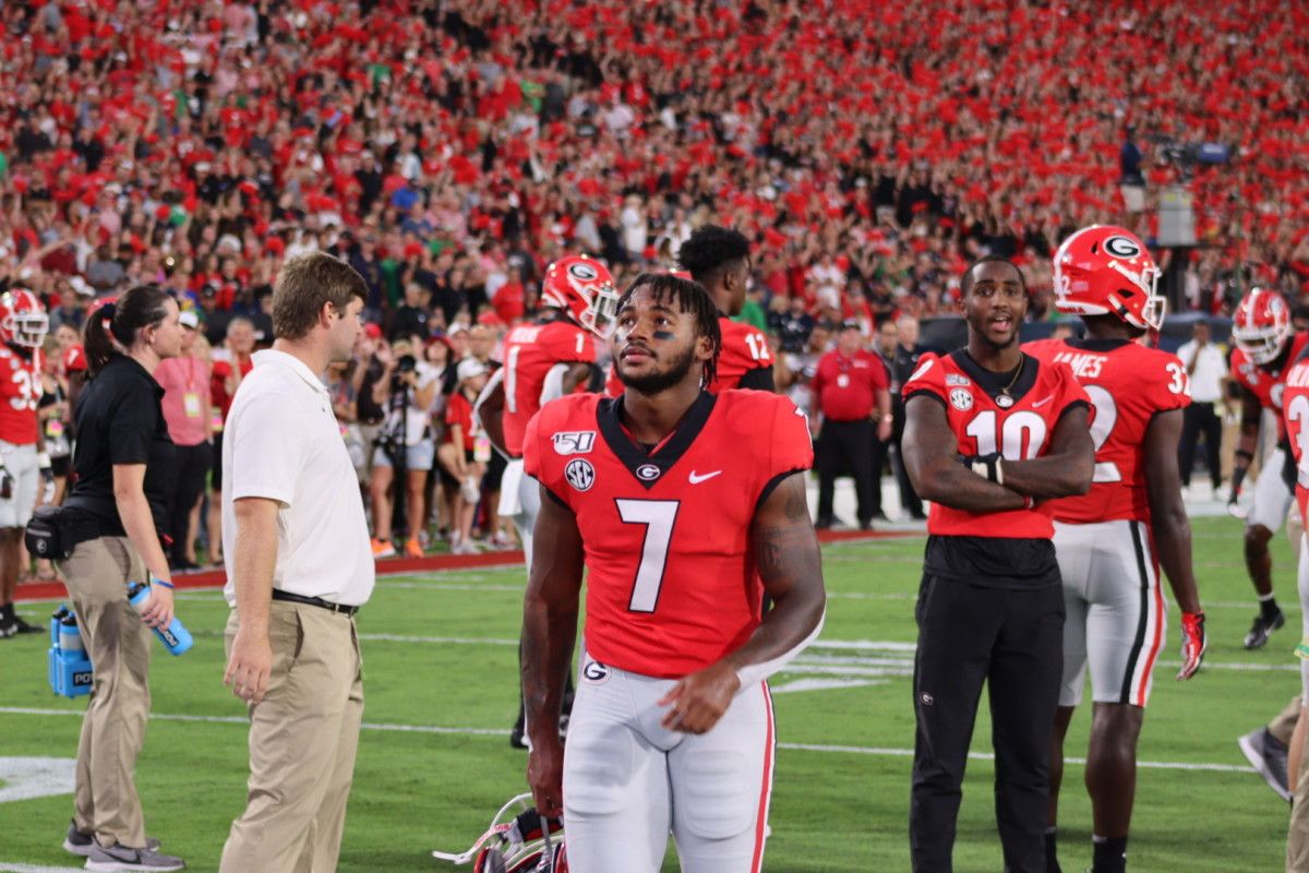 PHOTOS: All the sights, sounds, and videos from Georgia's 23-17 win ...