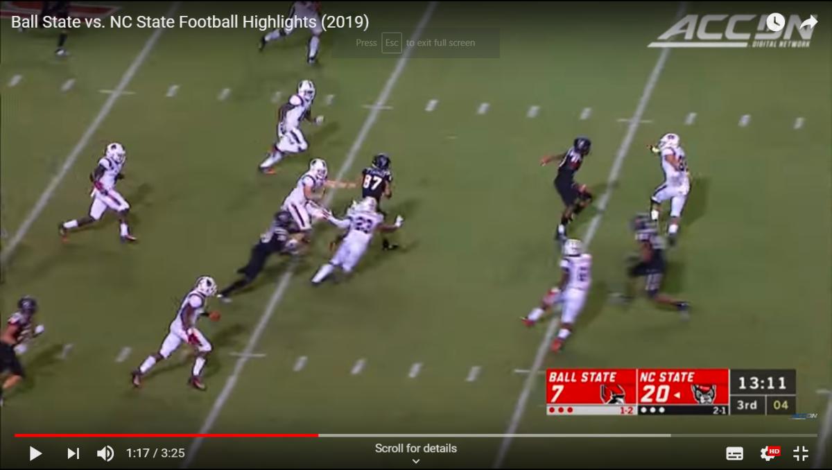 Key play breakdown: Thayer takes it to the house - Sports Illustrated NC State Wolfpack News ...