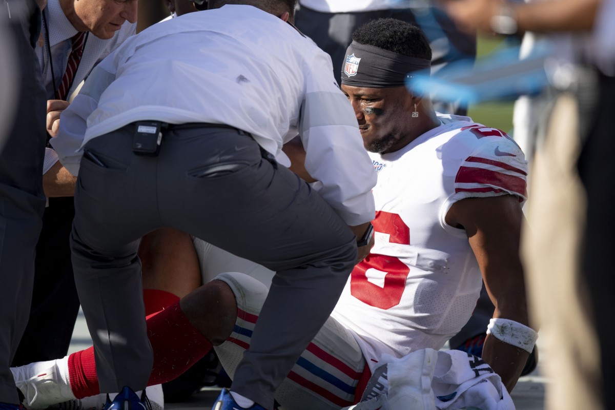 Barkley's ankle injury a Giant concern - Sports Illustrated New York ...