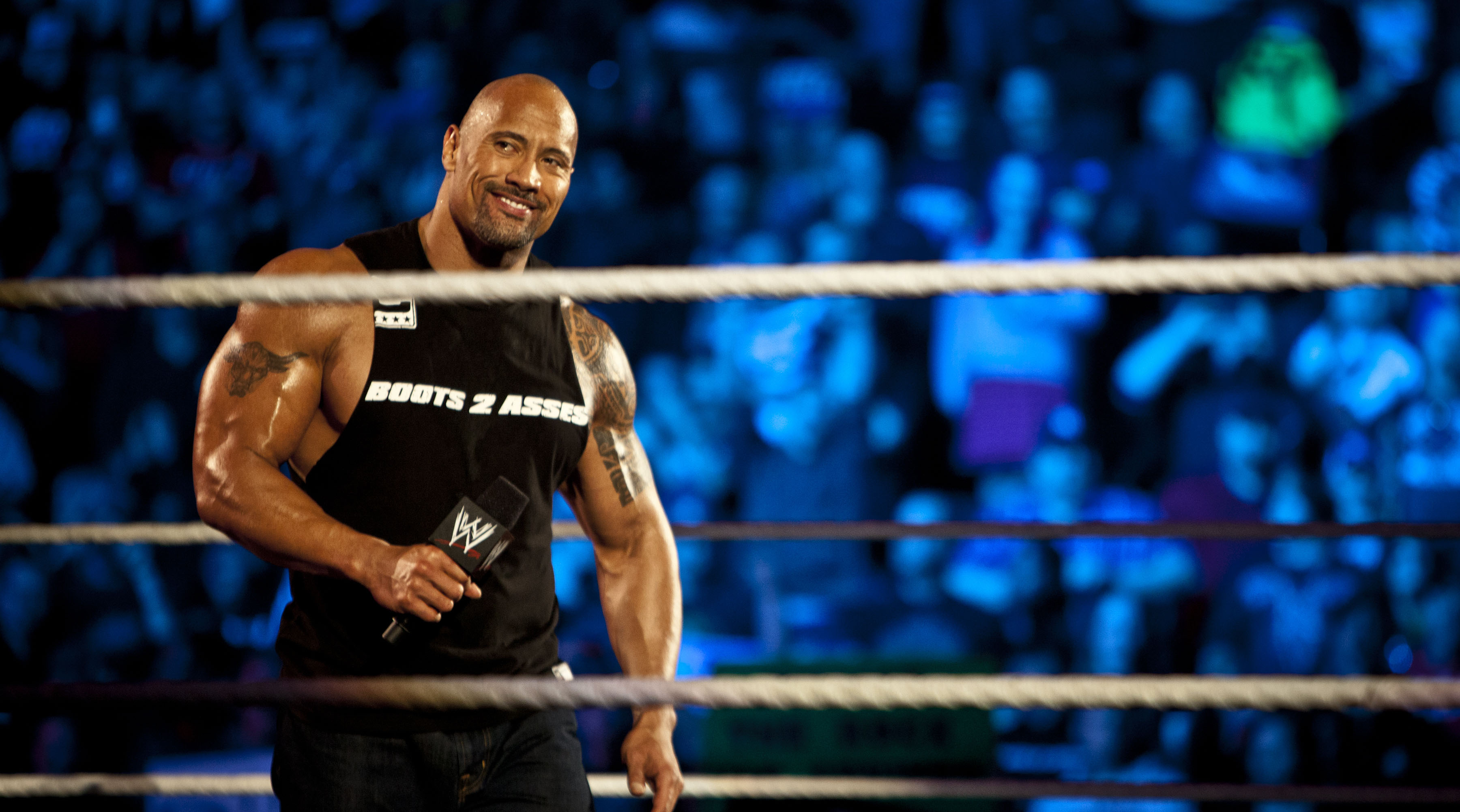 The Rock announces he will return to SmackDown Friday on Fox (video ...