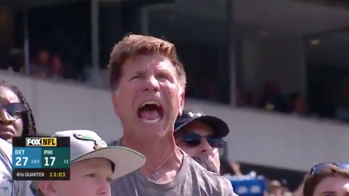 Eagles fan yelling on TV is Penn dean Eric Furda (video) - Sports ...