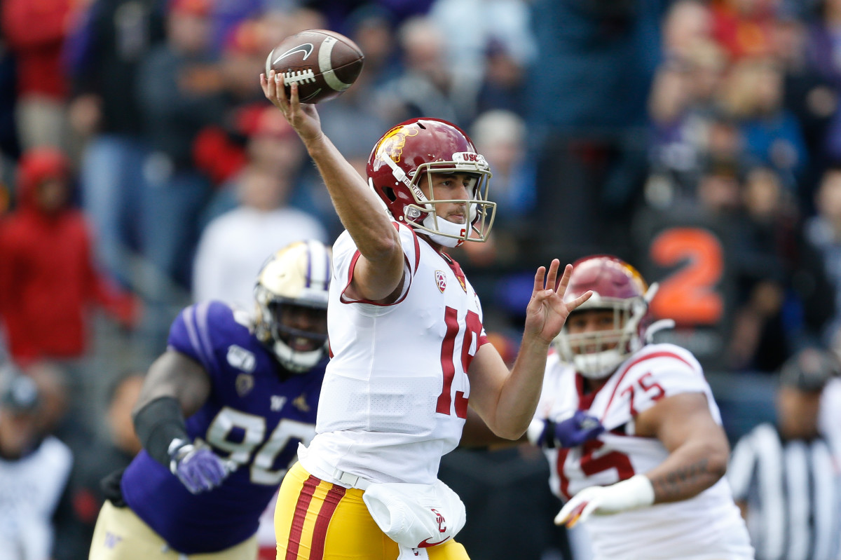 Graham Harrell on USC's nine INTs: 'I think that’s the answer, is just ...