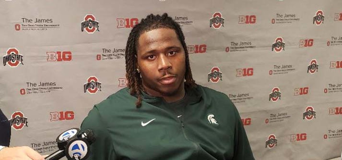Michigan State DT Raequan Williams Post Blow Out Loss to Ohio State ...