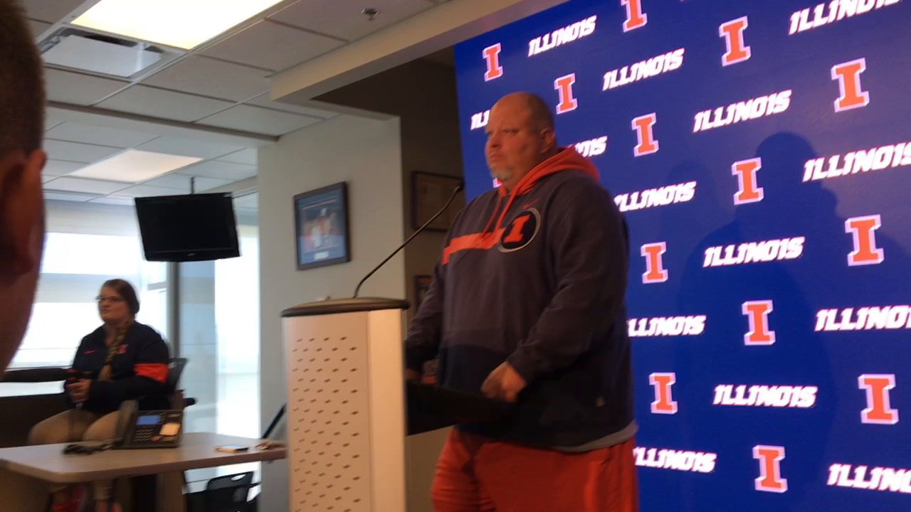 Illinois OC Rod Smith VIDEO: Illinois OC Rod Smith talks QBs, Michigan ...