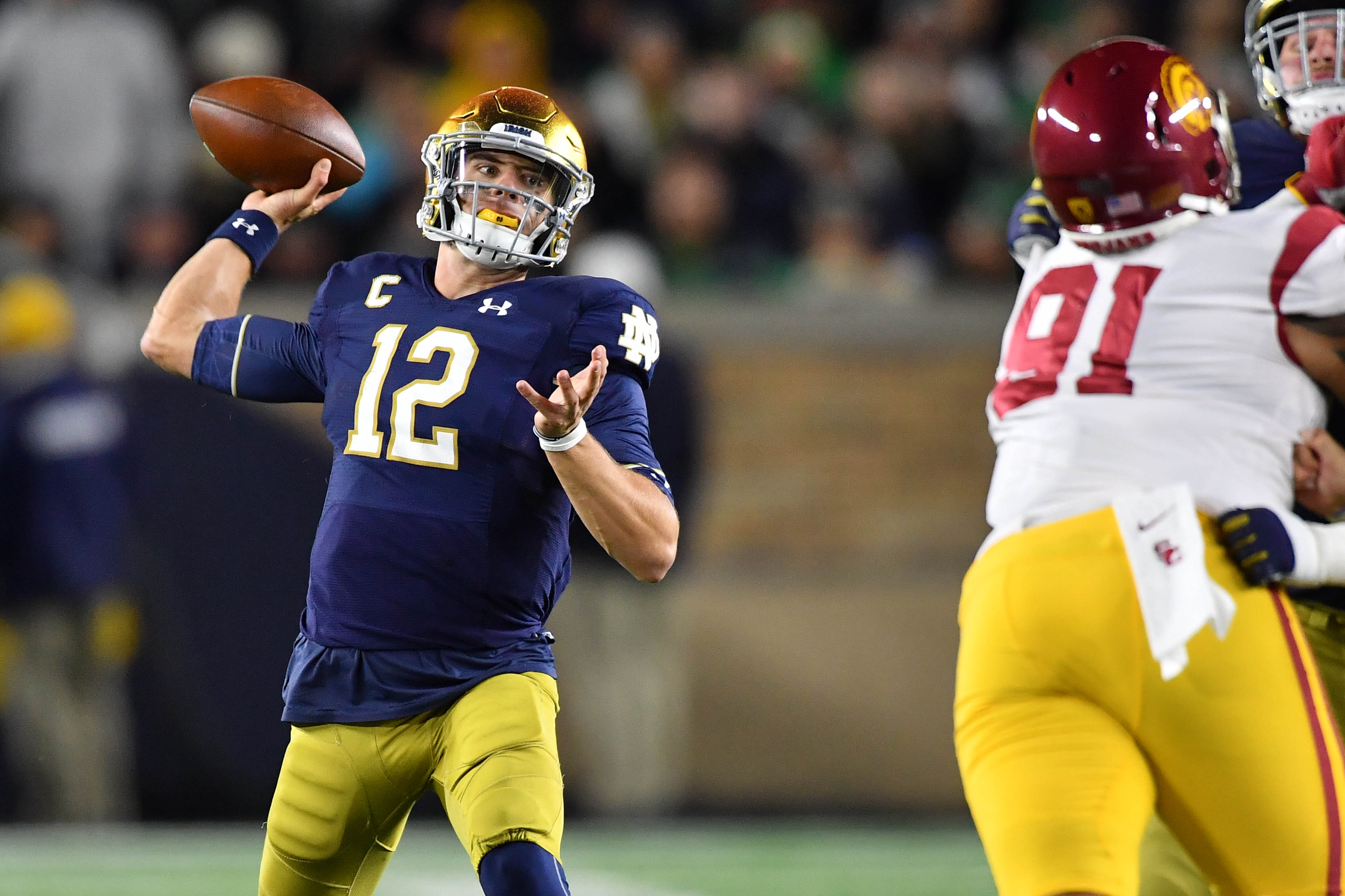 Notre Dame Deep and Intermediate Pass Game Needs Fast Improvement ...