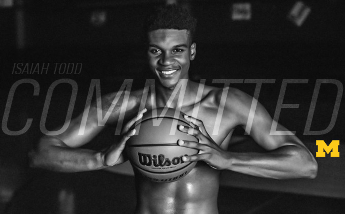 Five-Star Forward Isaiah Todd Commits To Michigan And Juwan Howard ...