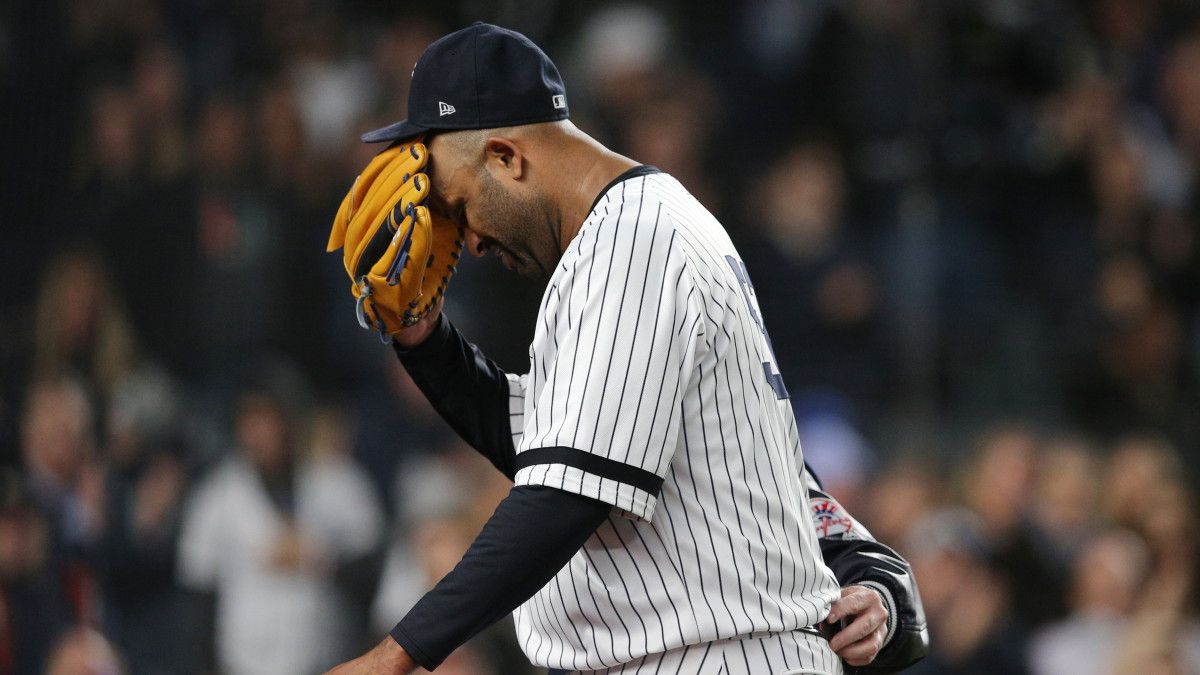 Yankees fans give CC Sabathia standing ovation in final appearance ...