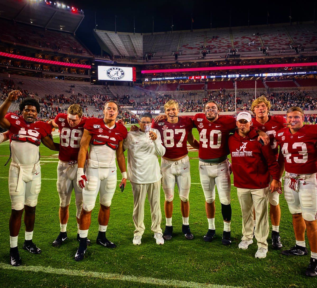 Alabama football-cigars-Third Saturday in October - Sports Illustrated ...