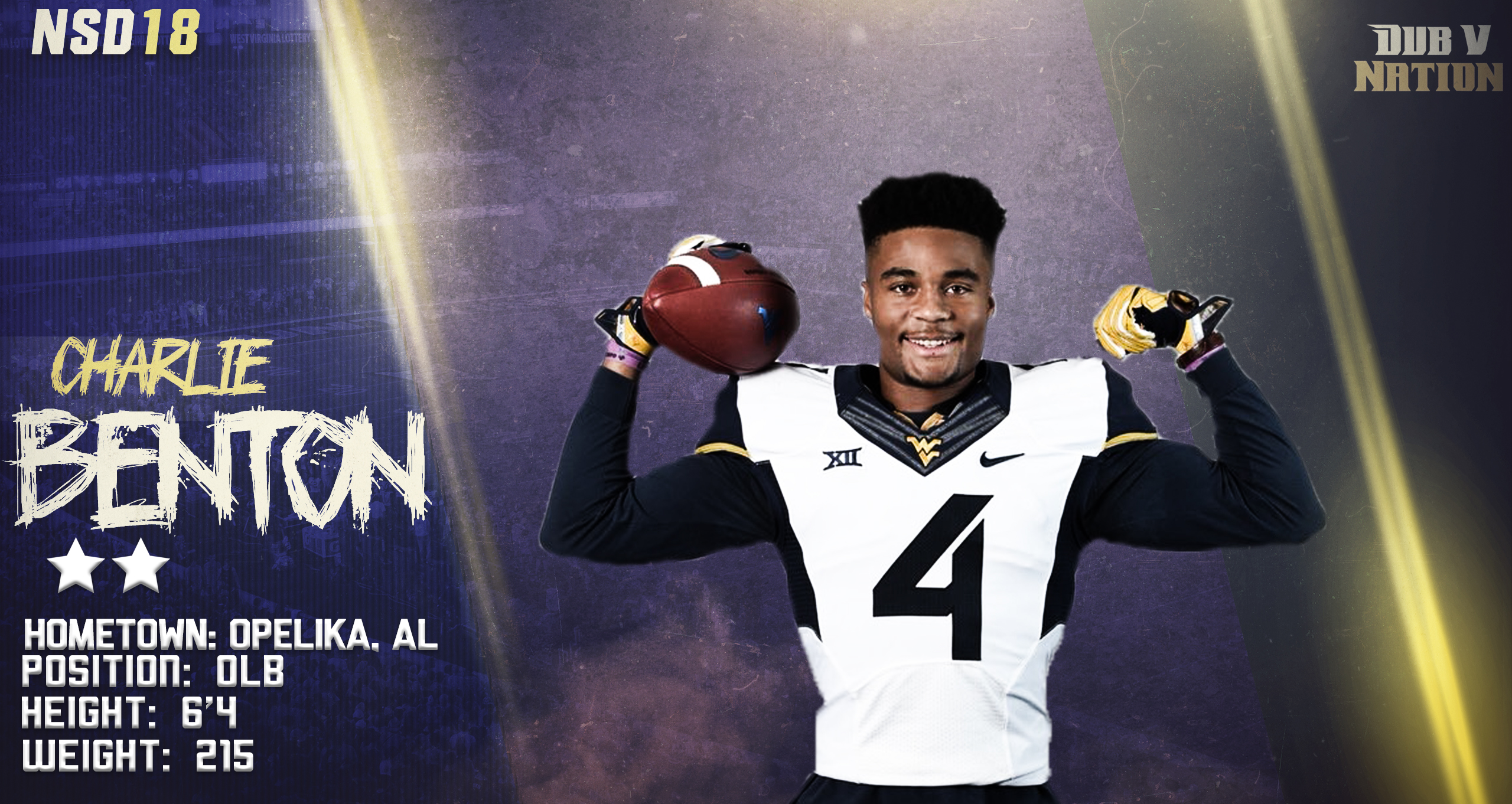 LB Charlie Benton signs LOI - Sports Illustrated West Virginia ...