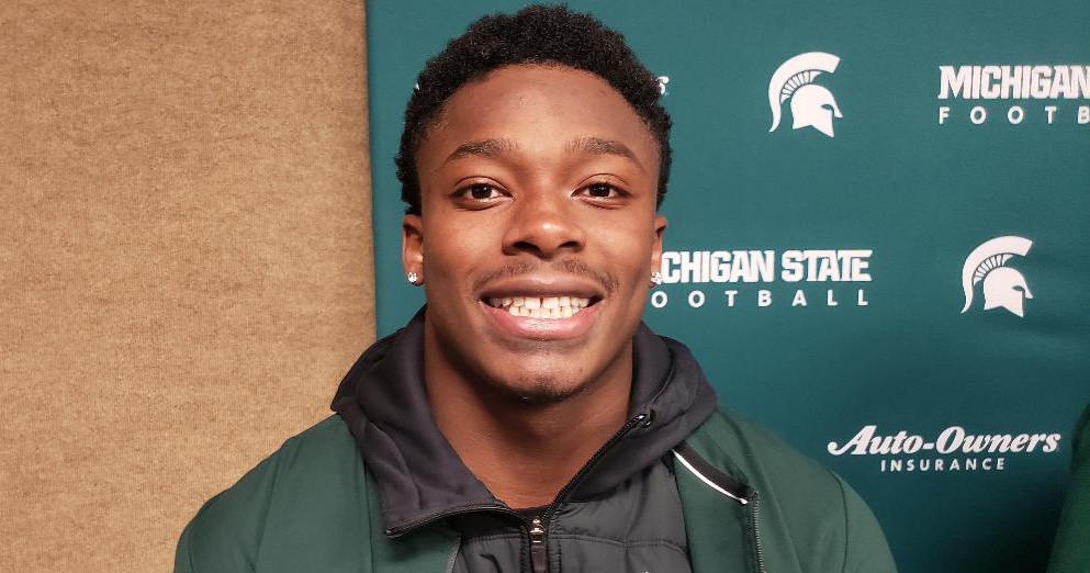 MSU RB Elijah Collins Post Loss to Penn State - Sports Illustrated ...