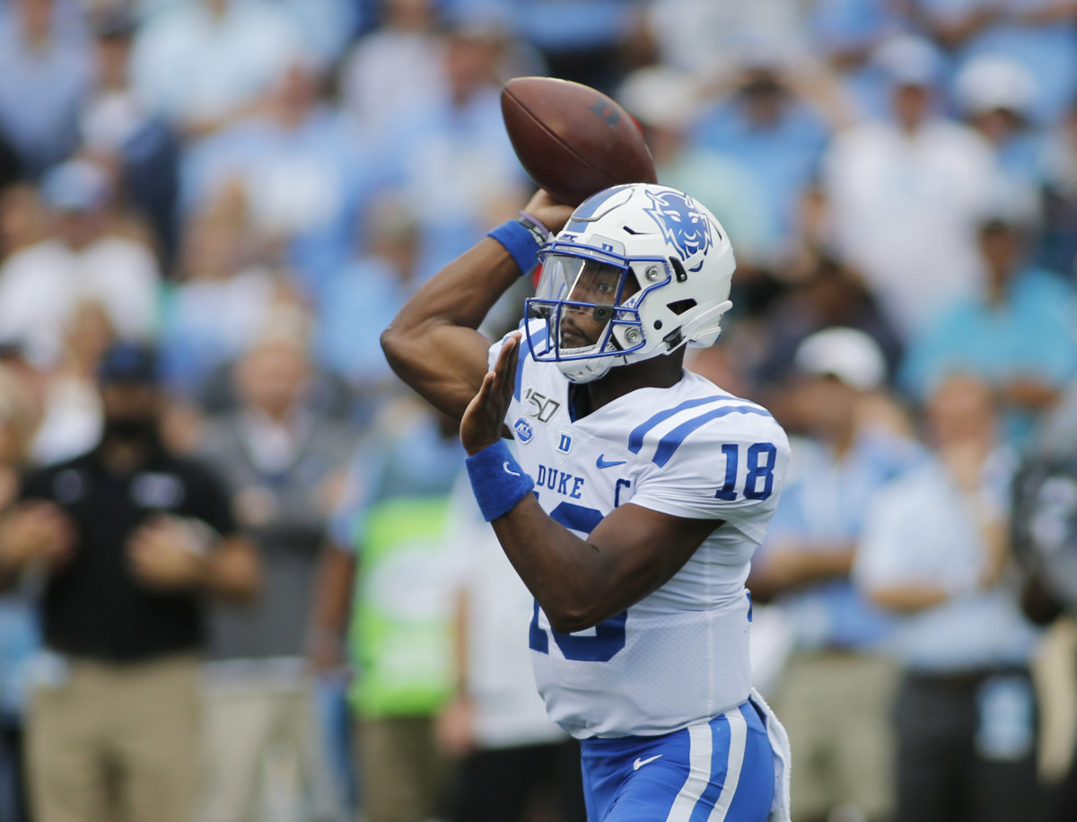 Quentin Harris moves up one spot on Duke passing list - Sports ...
