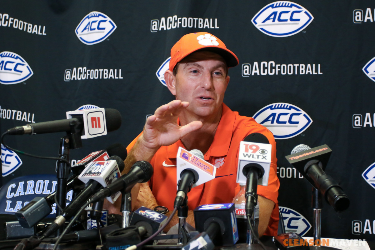 Swinney Has Never Been on a Great Team in September - Sports ...