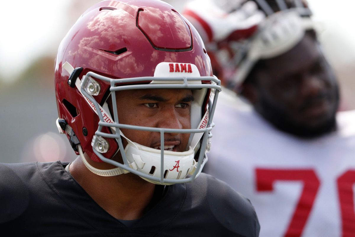 Alabama Quarterback-Tua Tagovailoa-Return to Practice-ankle surgery ...