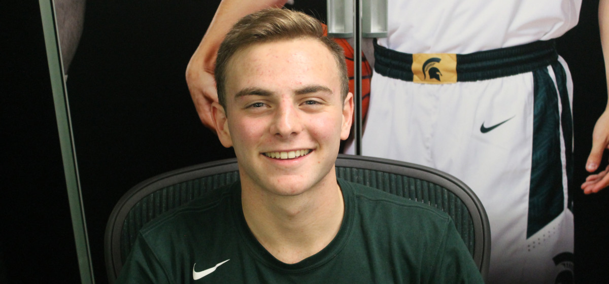 Spartan G Steven Izzo Talks After Scoring His First Collegiate Point ...