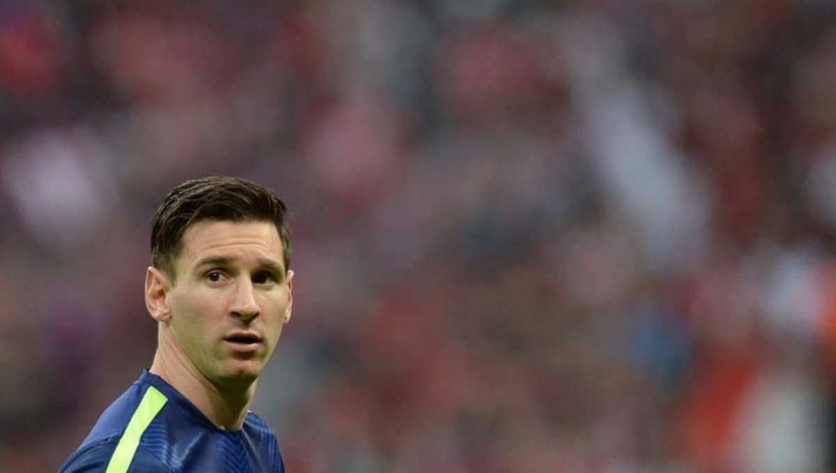 El homenaje a Lionel Messi dentro del Allianz Arena del Bayern Múnich ...