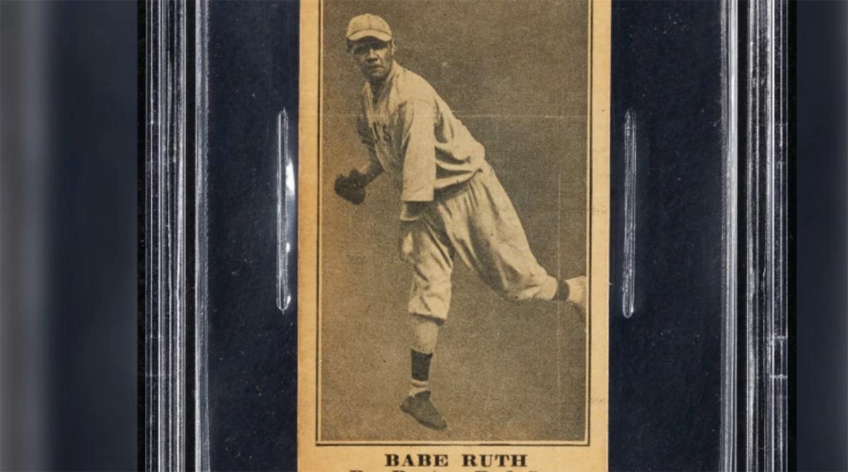 Babe Ruth 1916 rookie card sells for $130,053 at auction - Sports ...