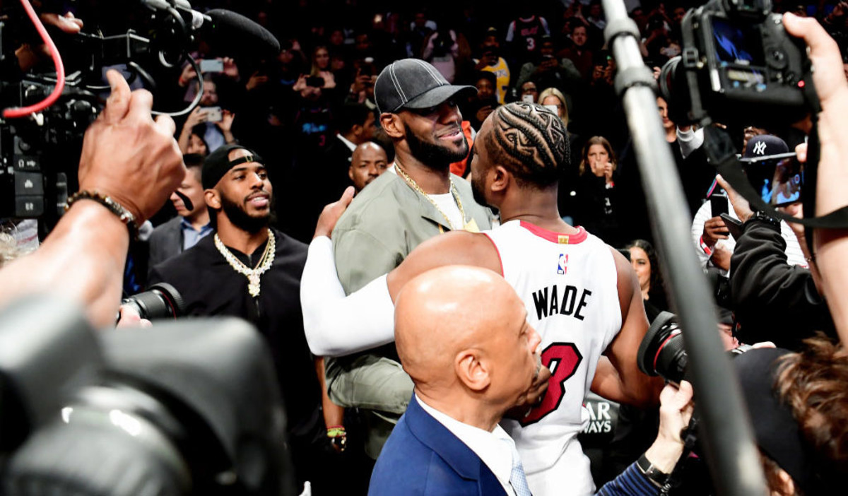 Dwyane Wade's last game: LeBron, Chris Paul and Melo show support ...