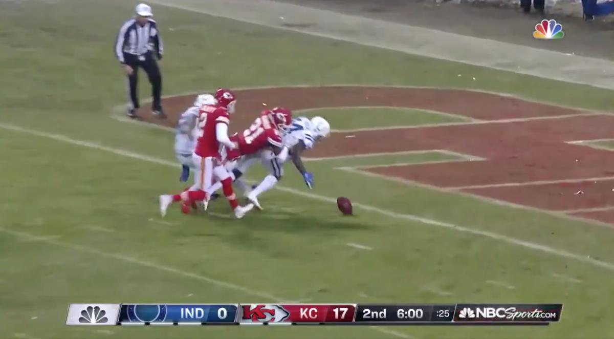 Colts block punt for touchdown vs. Chiefs in divisional round - Sports ...