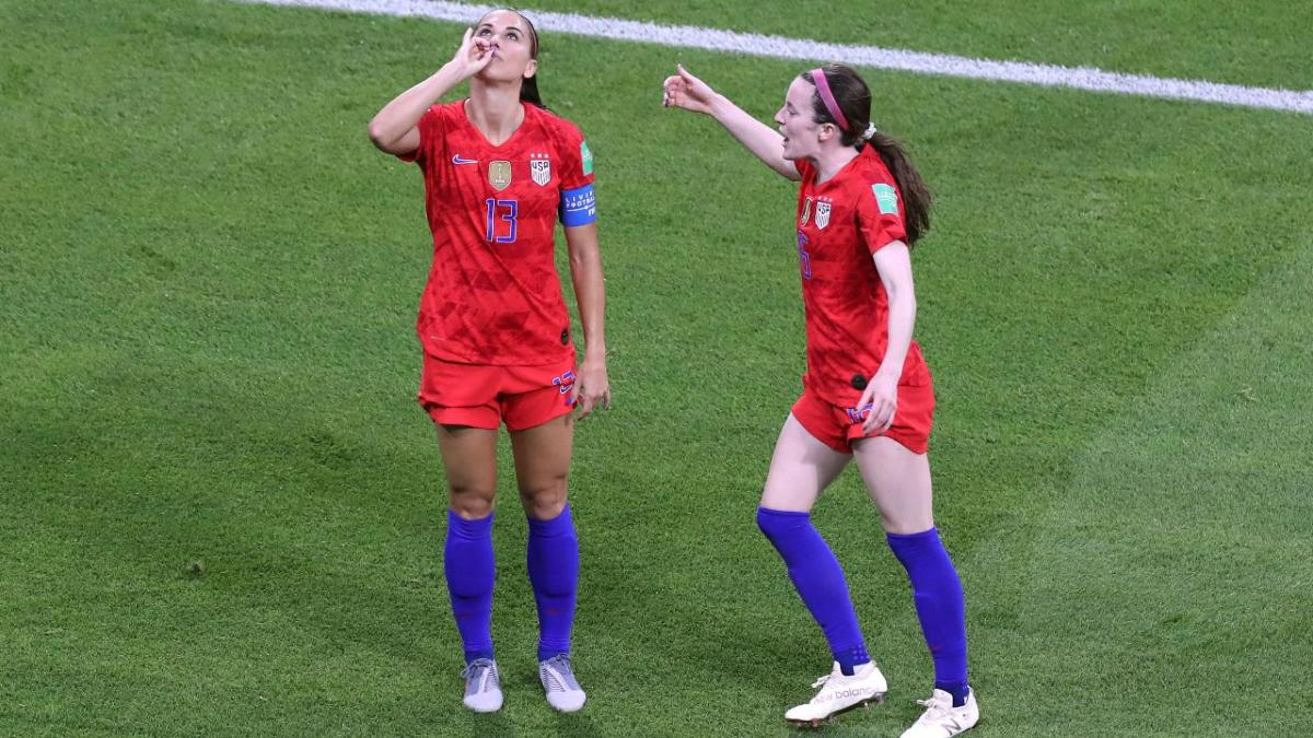 Alex Morgan sips tea in celebration: USWNT beats England - Sports ...