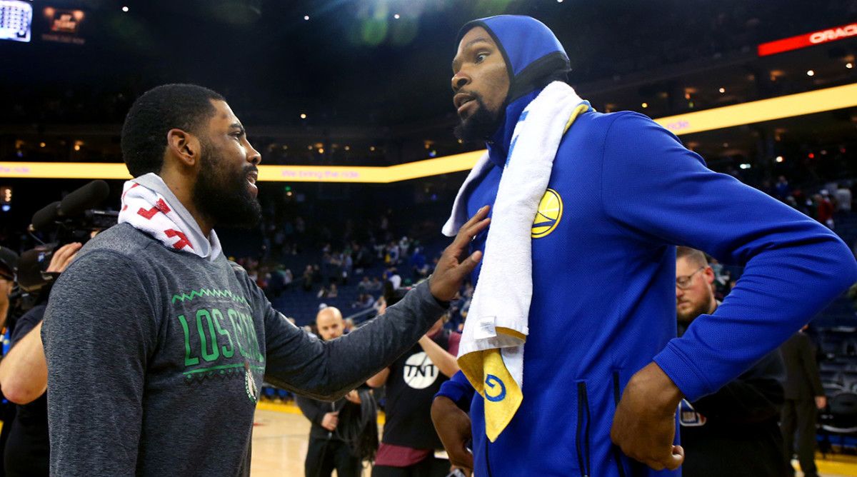 Kevin Durant, Kyrie Irving planned to team up before season - Sports ...