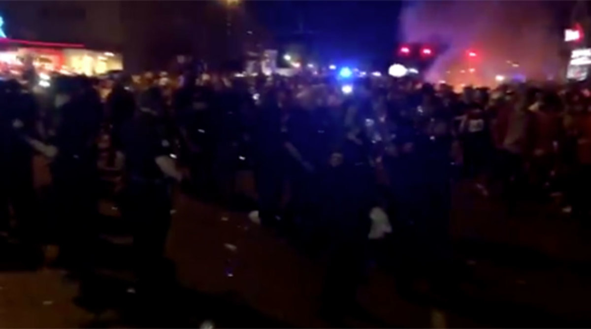 Texas Tech: Lubbock police use tear gas as fans riot after win - Sports ...