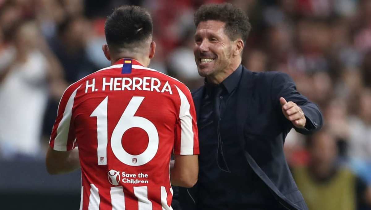 Los elogios del Cholo Simeone a Herrera tras anotar el gol del empate ...