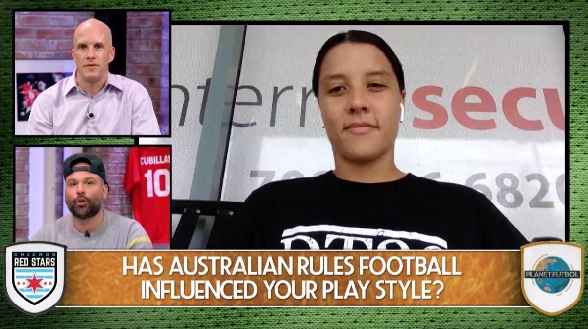 Sam Kerr's Play Style Was Influenced By Aussie Rules Football - Sports ...