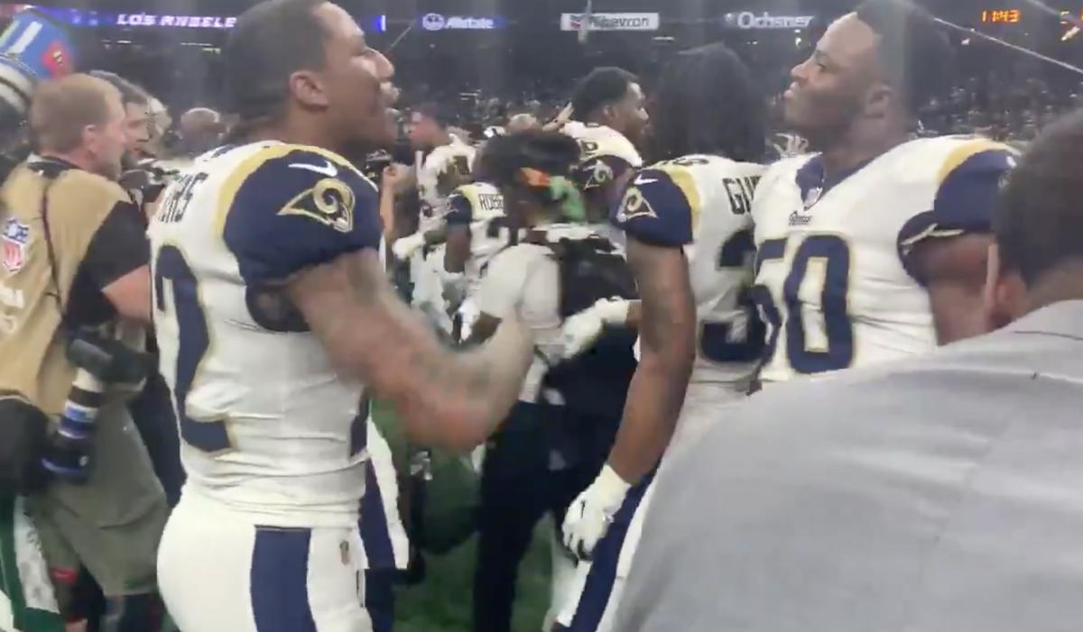 Rams' Marcus Peters taunts Saints after NFC Championship (video ...