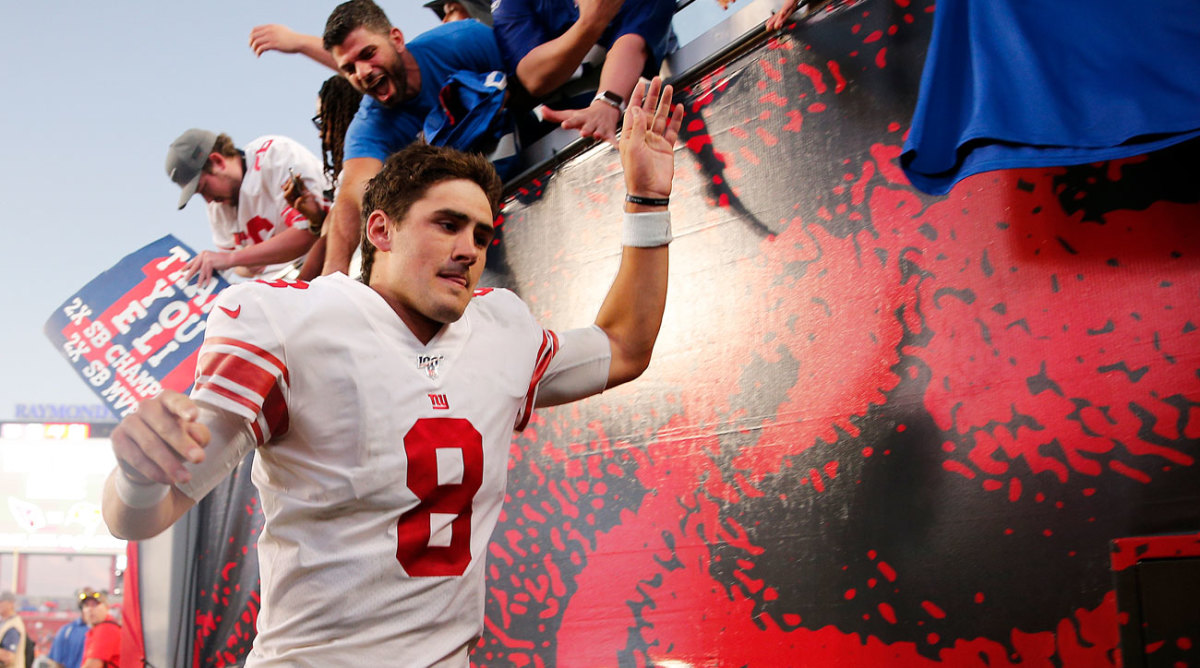 Giants quarterback Daniel Jones NFL Draft night reaction - Sports ...