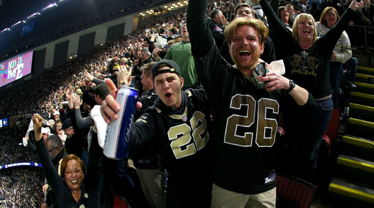 Superdome was so loud for Rams vs. Saints, press box shakes (video ...