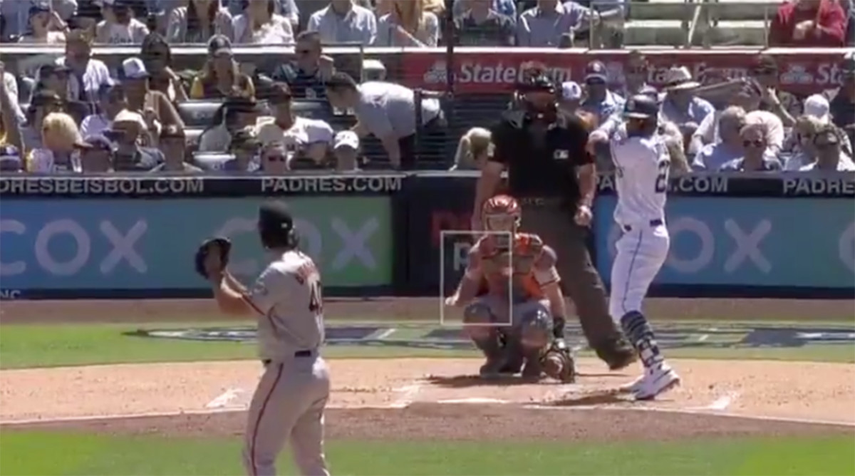 Fernando Tatis Jr first hit video: Singles in first MLB at-bat - Sports ...