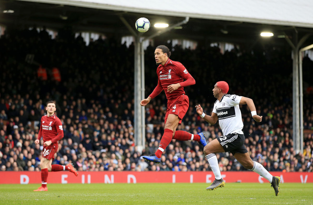 Virgil van Dijk Jokes That Mistake Against Fulham Will Fill Ryan Babel ...