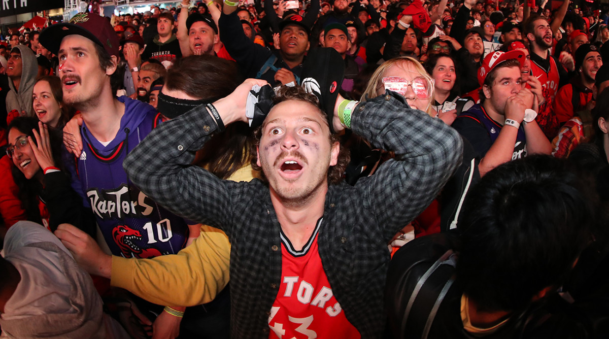 NBA Finals: Raptors fans go through agony during Game 5 loss to ...