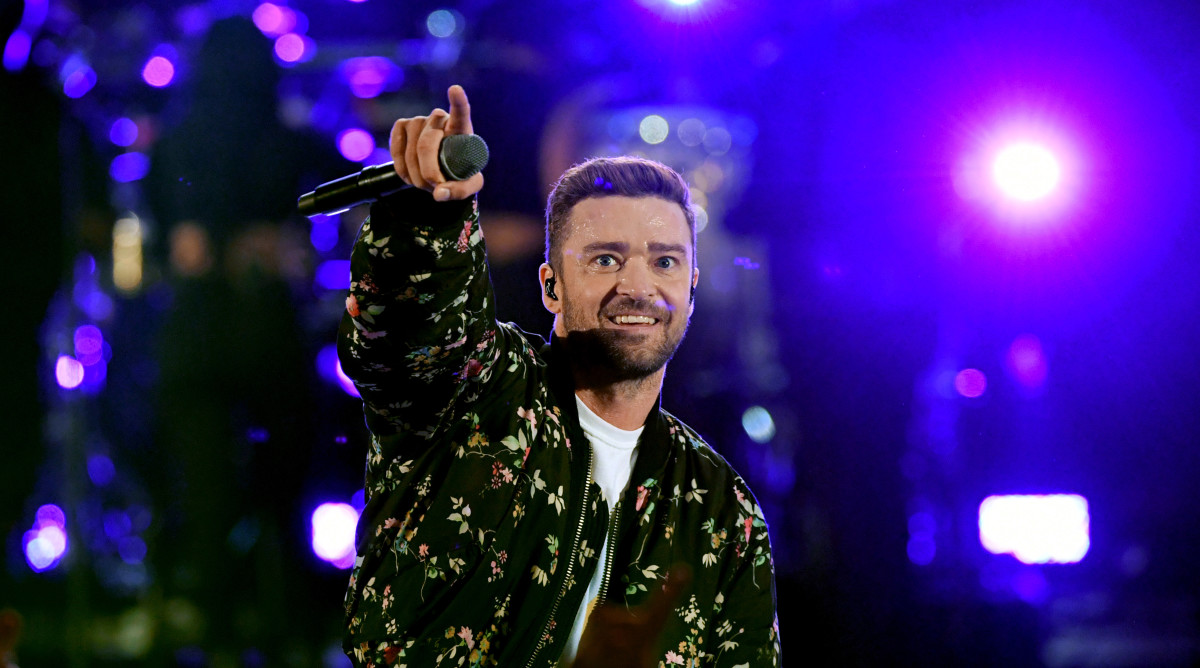 Justin Timberlake sinks half-court shots at Grizzlies' gym (Video ...
