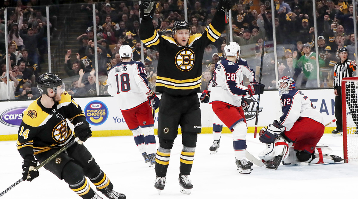 NHL playoffs: Bruins defeat Blue Jackets in overtime in Game 1 - Sports ...