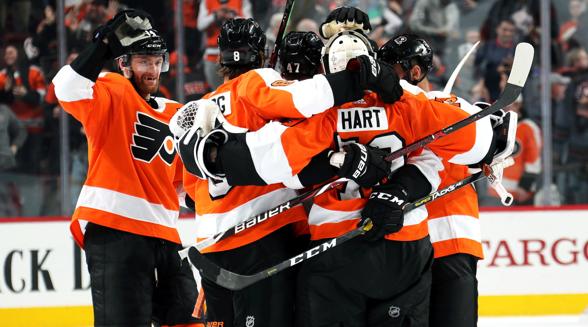 Philadelphia Flyers extend win streak to seven with Patrick's OT goal ...
