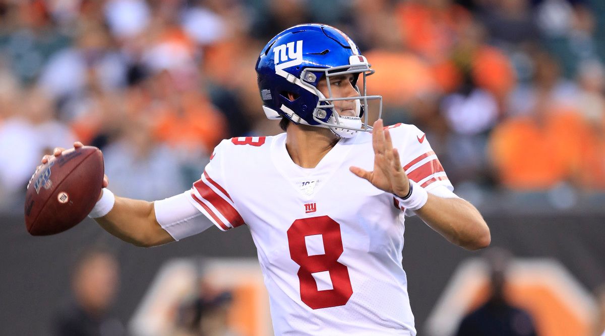 Daniel Jones fumble: Giants QB makes NFL debut vs Cowboys - Sports ...