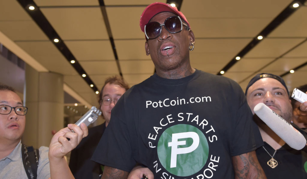 Dennis Rodman wishes Donald Trump good luck at North Korea summit ...