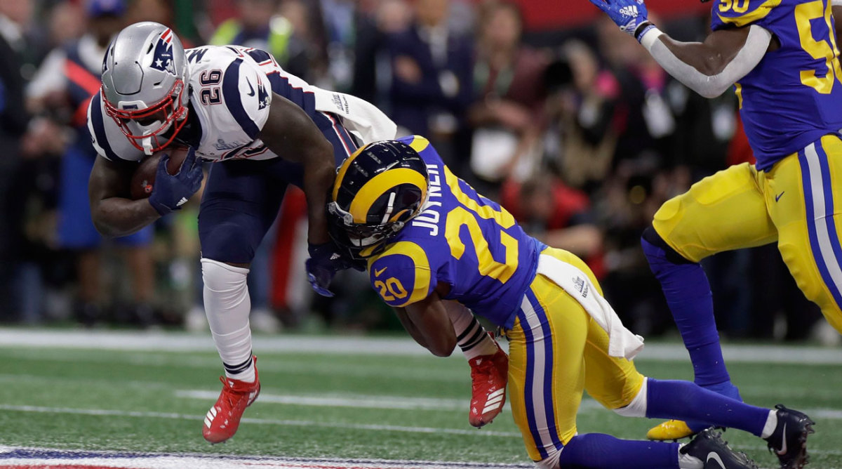 Sony Michel touchdown video: Patriots RB scores Super Bowl's first TD ...