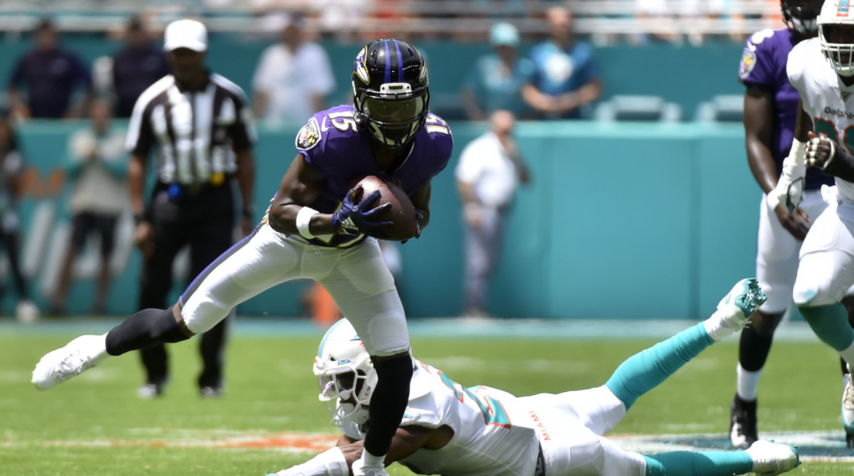 'Hollywood' Brown touchdown videos: Ravens rookie WR dominates debut ...