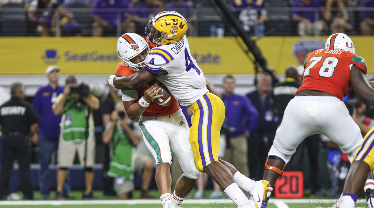 K'Lavon Chaisson out for season: LSU LB out done with knee injury ...
