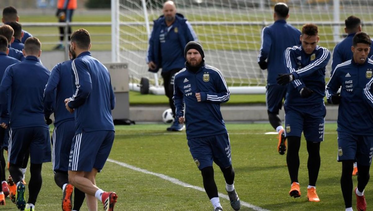 Lionel Messi: Argentina star back in training before Spain clash ...