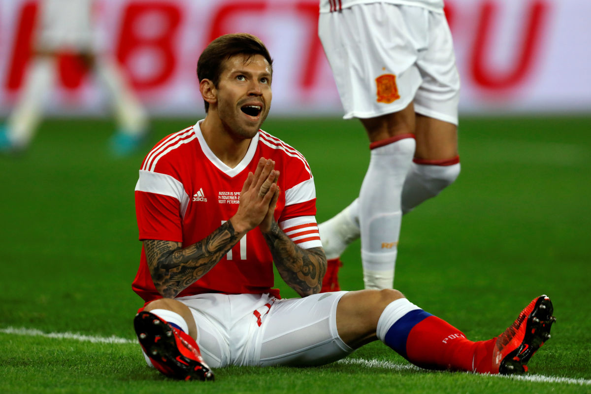 Russia Captain Fyodor Smolov Keen on Move to West Ham This Month With ...