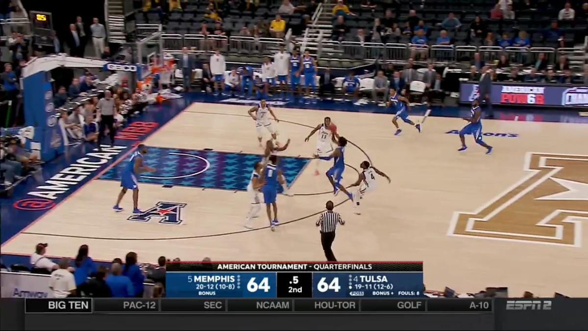 Memphis buzzer beater vs Tulsa in AAC tournament (video) - Sports ...