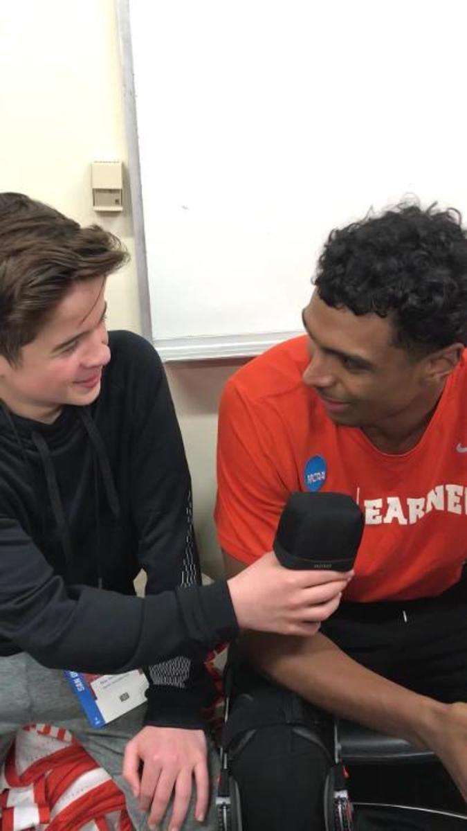Kid Reporter: Max Interviews Donte Grantham - Sports Illustrated