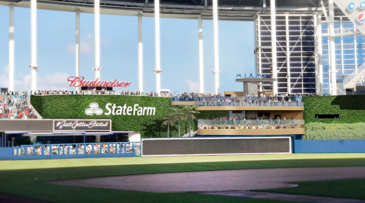 Marlins Park plans to replace home run sculpture with social space ...