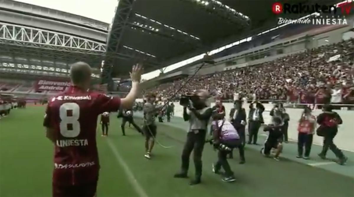 Andres Iniesta Vissel Kobe: Star gets introduced to Japanese fans ...