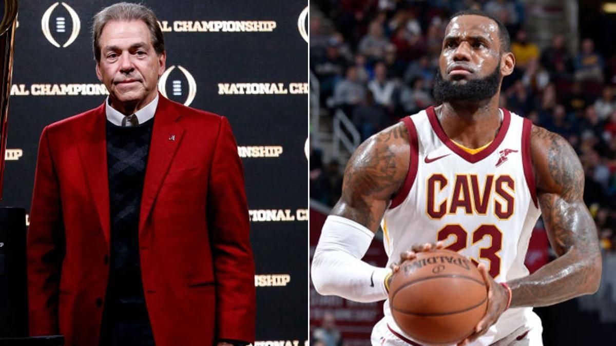 LeBron James vs. Nick Saban: An unlikely barbershop debate - Sports ...