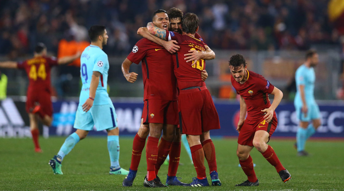 Champions League: Roma ousts Barcelona with stunning comeback - Sports ...